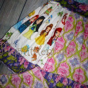 Matching Sets | Boutique Disney Princess Dress Shorts Girls Outfit ...